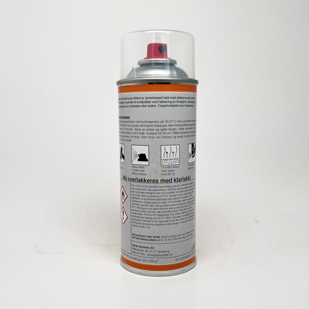 Finn din fargekode – Spraylakk.no