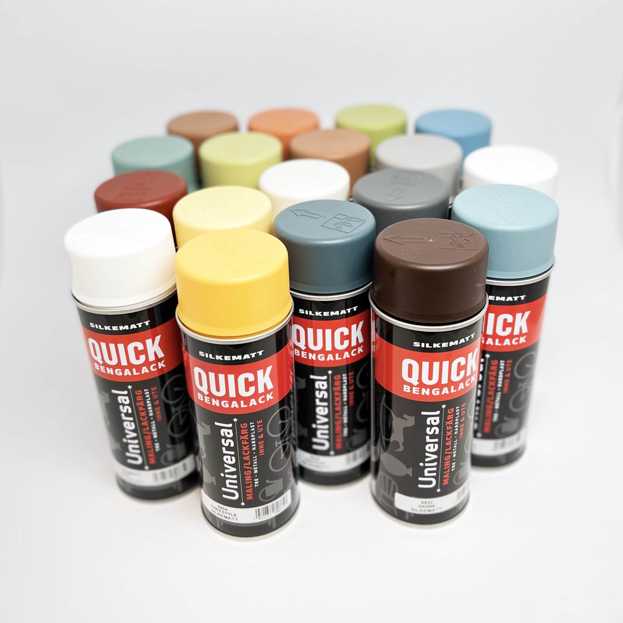 Quick Bengalack Silkematt Spray – Spraylakk.no