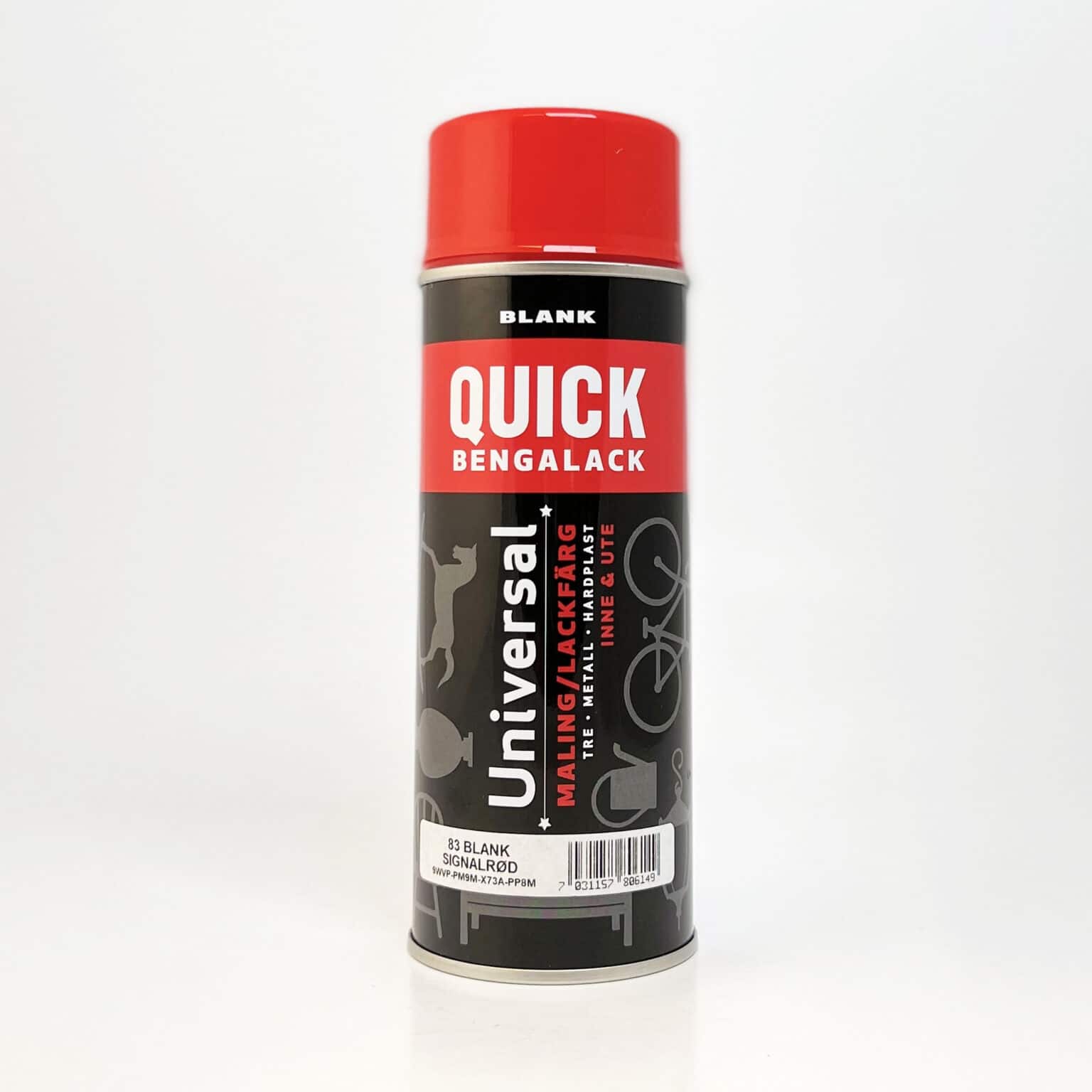 Quick Bengalack Universal Blank Spray – Spraylakk.no